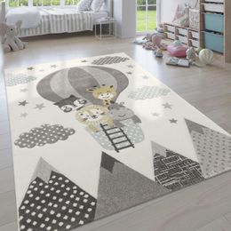 Kinderteppich Paco Home "Cosmo 343" Teppiche Gr. B/L: 160 cm x 230 cm, 12 mm, 1 St., beige Kinder Kinderzimmerteppiche