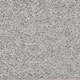 Vorwerk Teppichboden "Veloursteppich Passion 1055" Teppiche Gr. B/L: 500 cm x 550 cm, 7,6 mm, 1 St., grau (hell, grau) Teppichboden