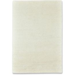 Wollteppich Home Affaire "Zarif" Teppiche Gr. B/L: 90 cm x 160 cm, 32 mm, 1 St., beige (natur) Schurwollteppiche
