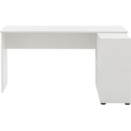 Regal-Schreibtisch Schildmeyer "Serie 500" Tische Gr. B/H/T: 150,0 cm x 73,6 cm x 65,0 cm, weiß (weiß, weiß, weiß) Schreibtische