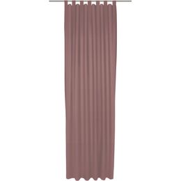 Vorhang WIRTH "Dim out" Gardinen Gr. 315 cm, Schlaufen, 142 cm, lila (flieder) Schlaufen