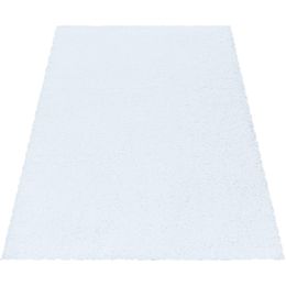 Hochflor-Teppich Ayyildiz Teppiche "SYDNEY 3000" Teppiche Gr. B/L: 200 cm x 290 cm, 50 mm, 1 St., weiß (white) Esszimmerteppiche Wohnzimmer