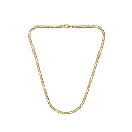 Collier Firetti "Schmuck Geschenk Gold 333 Halsschmuck Halskette Goldkette Figarokette" Halsketten Gr. 55, Gelbgold 585, Breite: 4,3 mm, gelb (gelbgoldfarben) Damen Colliers