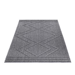 Outdoorteppich Ayyildiz Teppiche "PATARA 4954" Teppiche Gr. B/L: 160 cm x 230 cm, 8 mm, 1 St., grau (grey) Esszimmerteppiche