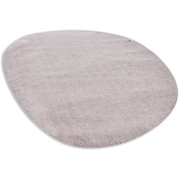 Hochflor-Teppich Tom Tailor HOME "Shaggy Teppich Cozy" Teppiche Gr. B/L: 80 cm x 120 cm, 25 mm, 1 St., beige Esszimmerteppiche