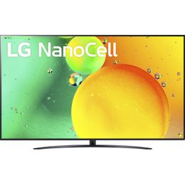 G (A bis G) LG LED-Fernseher "86NANO769QA" Fernseher schwarz LED Fernseher