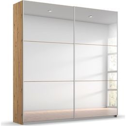 Schwebetürenschrank Rauch "Reflect" Schränke Gr. B/H/T: 175 cm x 210 cm x 59 cm, 2 St., braun (eiche artisan) Schwebetürenschränke und Schiebetürenschränke