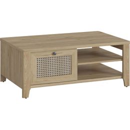 Couchtisch Inosign "Cestino" Tische Gr. B/H/T: 68 cm x 43,8 cm x 68 cm, beige (jackson hickory, amadeus) Couchtisch Eckige Couchtische Holz-Couchtische