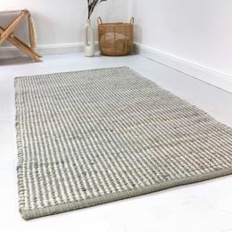 Wollteppich Esprit "Gobi" Teppiche Gr. B/L: 160 cm x 230 cm, 10 mm, 1 St., grau Schurwollteppiche