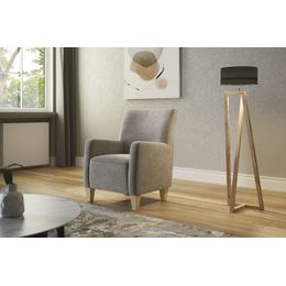 Sessel Home Affaire "Viva" Gr. Microfaser, B/H/T: 74 cm x 93 cm x 81 cm, beige (nature) Home Affaire