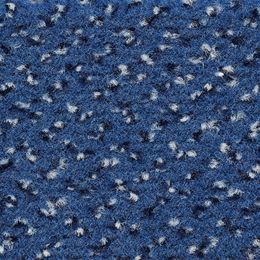 Vorwerk Teppichboden "Veloursteppich Passion 1006 (Riva)" Teppiche Gr. B/L: 500 cm x 900 cm, 6,7 mm, 1 St., blau (dunkel, blau) Teppichboden