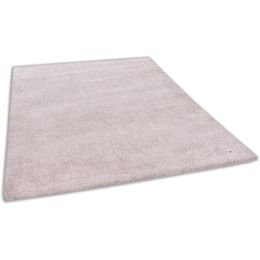 Hochflor-Teppich Tom Tailor HOME "Shaggy Teppich Cozy" Teppiche Gr. B/L: 140 cm x 200 cm, 25 mm, 1 St., beige Esszimmerteppiche Uni Farben, auch in Pastell ideal im Wohnzimmer & Schlafzimmer