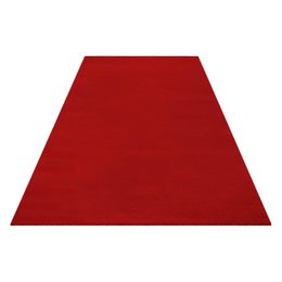Wollteppich Esprit "Greenwood Rug" Teppiche Gr. B/L: 120 cm x 180 cm, 20 mm, 1 St., rot Schurwollteppiche