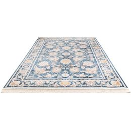 Orientteppich morgenland "Aryana" Teppiche Gr. B/L: 250 cm x 350 cm, 7 mm, 1 St., blau Geknüpfte Teppiche