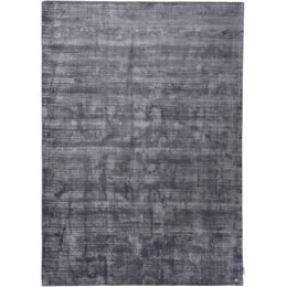 Teppich Tom Tailor HOME "Shine uni" Teppiche Gr. B/L: 250 cm x 300 cm, 8 mm, 1 St., grau (anthrazit) Esszimmerteppiche Handweb Teppich, 100% Viskose, handgewebt, mit elegantem Schimmer
