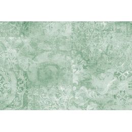 ARCHITECTS PAPER Fototapete "Atelier 47 Flourish 3" Tapeten Gr. B/L: 4 m x 2,7 m, grün (dunkelgrün, hellgrün, weiß) Fototapeten Kunst