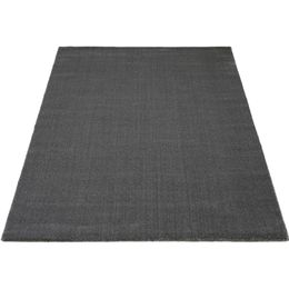 Teppich OCI DIE TEPPICHMARKE "MELIRA" Teppiche Gr. B/L: 140 cm x 200 cm, 13 mm, 1 St., grau (dunkelgrau) Esszimmerteppiche robuster strapazierfähiger Kurzflor