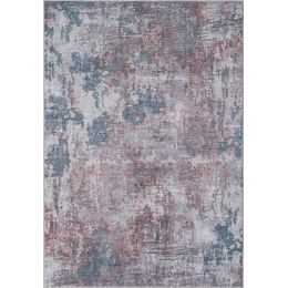 Teppich Home Affaire "Mülenen" Teppiche Gr. B/L: 200 cm x 290 cm, 10 mm, 1 St., blau (grau, blau, braun) Esszimmerteppiche