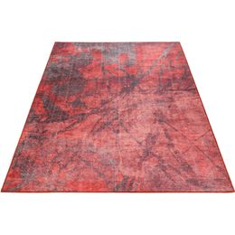Teppich Wecon Home "Pepe" Teppiche Gr. B/L: 130 cm x 190 cm, 6 mm, 1 St., rot Esszimmerteppiche