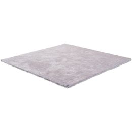 Hochflor-Teppich Tom Tailor HOME "Soft" Teppiche Gr. B/L: 85 cm x 155 cm, 35 mm, 1 St., grau Esszimmerteppiche