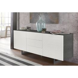 Sideboard DIVENTA "ITACA" Sideboards weiß (beton, weiß) Sideboards