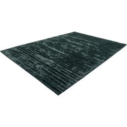 Teppich Calo-deluxe "Scorpius 115" Teppiche Gr. B/L: 80 cm x 150 cm, 12 mm, 1 St., bunt (anthrazit, multi) Schurwollteppiche