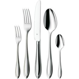 Besteck-Set WMF "Verona" Essbesteck-Sets Gr. 30 tlg., silberfarben (edelstahlfarben) Besteckgarnituren