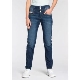 Boyfriend-Jeans Herrlicher "Raya Boy Organic Denim" Gr. 27, Länge 32, blau (doom) Damen Jeans Boyfriend