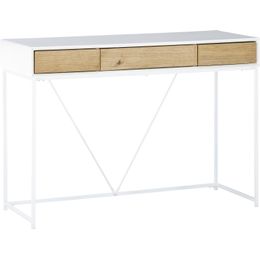 Konsole MCA furniture "Riad" Sideboards Gr. B/H/T: 110 cm x 77 cm x 40 cm, 3, weiß Konsolentisch Konsolentische Telefontische