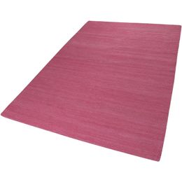 Teppich Esprit "Rainbow Kelim" Teppiche Gr. B/L: 80 cm x 150 cm, 5 mm, 1 St., pink Baumwollteppiche