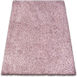 Hochflor-Teppich my home "Jara" Teppiche Gr. B/L: 160 cm x 230 cm, 30 mm, 1 St., rosa (altrosa) Esszimmerteppiche