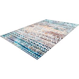 Teppich Calo-deluxe "Castor 689" Teppiche Gr. B/L: 170 cm x 240 cm, 6 mm, 1 St., bunt (multi) Esszimmerteppiche