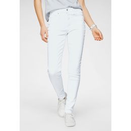 Levi's Skinny-fit-Jeans LEVI'S "721 High rise skinny" Gr. 29, Länge 32, weiß (white) Damen Jeans Röhrenjeans