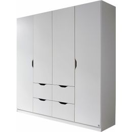 Kleiderschrank Rauch "Freiham" Schränke Gr. B/H/T: 181 cm x 197 cm x 54 cm, 4 St., weiß Kleiderschränke