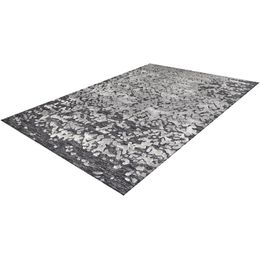Teppich Calo-deluxe "Shailene 500" Teppiche Gr. B/L: 120 cm x 180 cm, 17 mm, 1 St., grau Schurwollteppiche