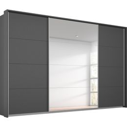 Schwebetürenschrank Rauch "Orias" Schränke Gr. B/H/T: 323 cm x 214 cm x 68 cm, ohne Beleuchtung, 3 St., grau (graumetallic) Schwebetürenschränke und Schiebetürenschränke