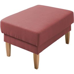 Hocker Home Affaire "Scalea" Gr. B/H/T: 112 cm x 51 cm x 56 cm, Microfaser, rot Polsterhocker Hocker passendes Küchensofa verfügbar, in verschiedenen Stoffen und Farben