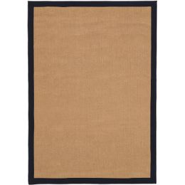 Sisalteppich CarpetFine "Sisal" Teppiche Gr. B/L: 120 cm x 170 cm, 5 mm, 1 St., grau (anthrazit) Esszimmerteppiche