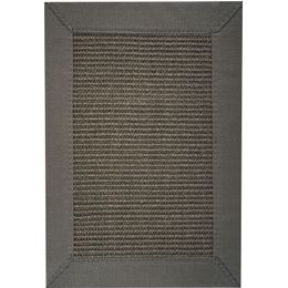 Sisalteppich Astra "Manaus" Teppiche Gr. B/L: 80 cm x 160 cm, 6 mm, 1 St., grau (lava) Esszimmerteppiche