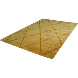 Teppich Calo-deluxe "Viteox 210" Teppiche Gr. B/L: 80 cm x 150 cm, 13 mm, 1 St., gelb Esszimmerteppiche