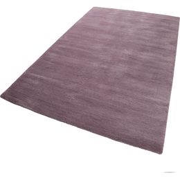 Teppich Esprit "Loft" Teppiche Gr. B/L: 130 cm x 190 cm, 20 mm, 1 St., lila (dunkellila) Esszimmerteppiche
