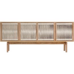 Sideboard WOODMAN "Lidia" Sideboards Gr. B/H/T: 180 cm x 77 cm x 45 cm, braun (eichefarben) Sideboards