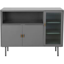 Sideboard Andas "Aubres" Sideboards Gr. B/H/T: 80 cm x 104 cm x 43 cm, grau Sideboards