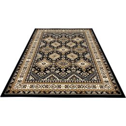 Teppich my home "Diantha" Teppiche Gr. B/L: 160 cm x 230 cm, 9 mm, 1 St., braun (dunkelbraun) Orientalische Muster
