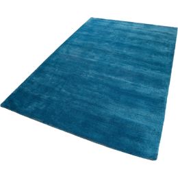 Teppich Esprit "Loft" Teppiche Gr. B/L: 120 cm x 170 cm, 20 mm, 1 St., blau (petrol, blau) Esszimmerteppiche