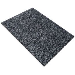 Hochflor-Teppich my home "Jara" Teppiche Gr. B/L: 200 cm x 290 cm, 30 mm, 1 St., grau (anthrazit) Esszimmerteppiche