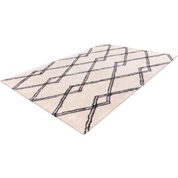 Hochflor-Teppich Calo-deluxe "Elvar-1000" Teppiche Gr. B/L: 120 cm x 170 cm, 27 mm, 1 St., beige (elfenbeinfarben) Esszimmerteppiche