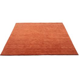 Wollteppich Theko "Holi" Teppiche Gr. B/L: 70 cm x 140 cm, 13 mm, 1 St., orange (terrakotta) Schurwollteppiche