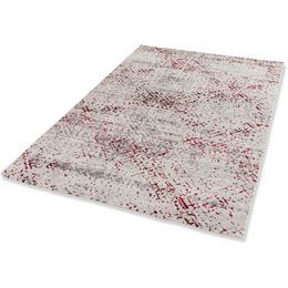 Teppich Astra "Noa 202" Teppiche Gr. B/L: 133 cm x 190 cm, 9 mm, 1 St., rot (rot, creme) Esszimmerteppiche