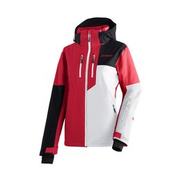 Skijacke Maier Sports "Manzaneda" Gr. 38, rot (salsa, white, black) Damen Jacken Sportjacken